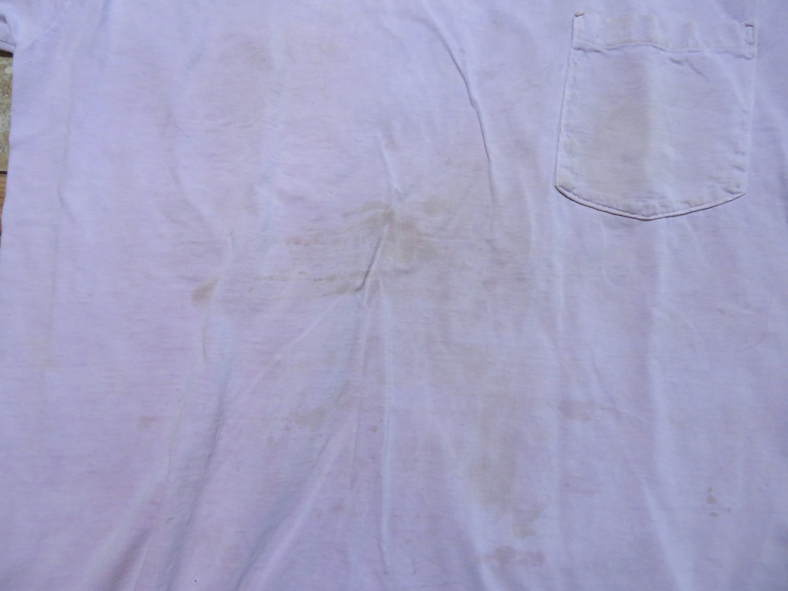 Vintage Blank Plain Pocket Ringer T-shirt Light Purple Navy - Etsy