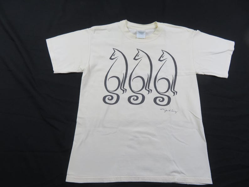 Cool Cats Artist John Conroy T-shirt Sz M 90s Ivory Color M10 - Etsy Israel