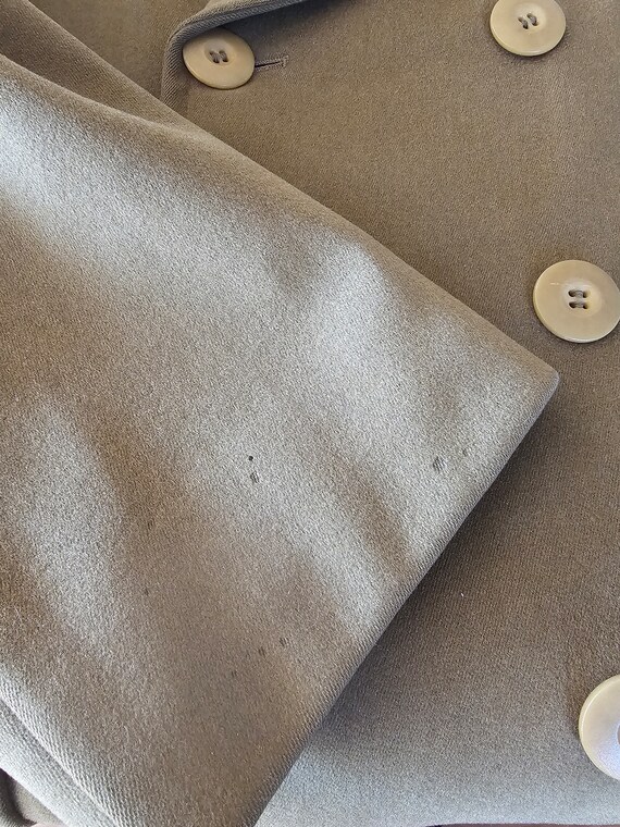 Vintage WW2 US Army Military Doeskin Wool Officer’s O… - Gem