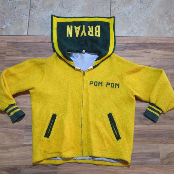 Yellow and Green Varsity Jacket - Etsy