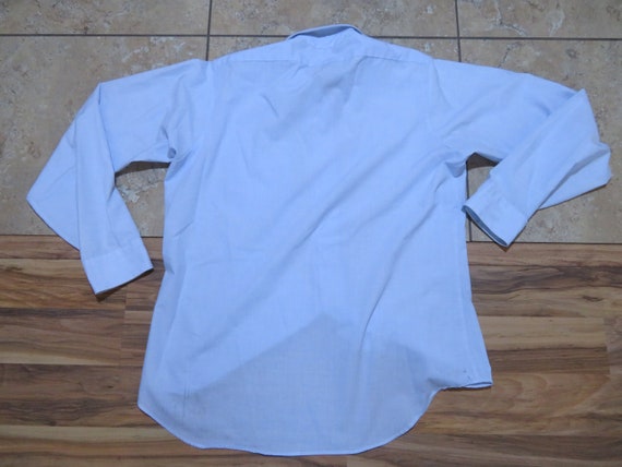 Vintage US Navy Military Uniform Shirt Light Blue 15-… - Gem