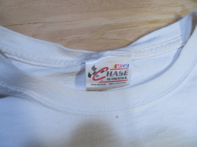 Y2K Nascar Digger Race Club Fox Sports White Cartoon Style T-shirt Sz ...