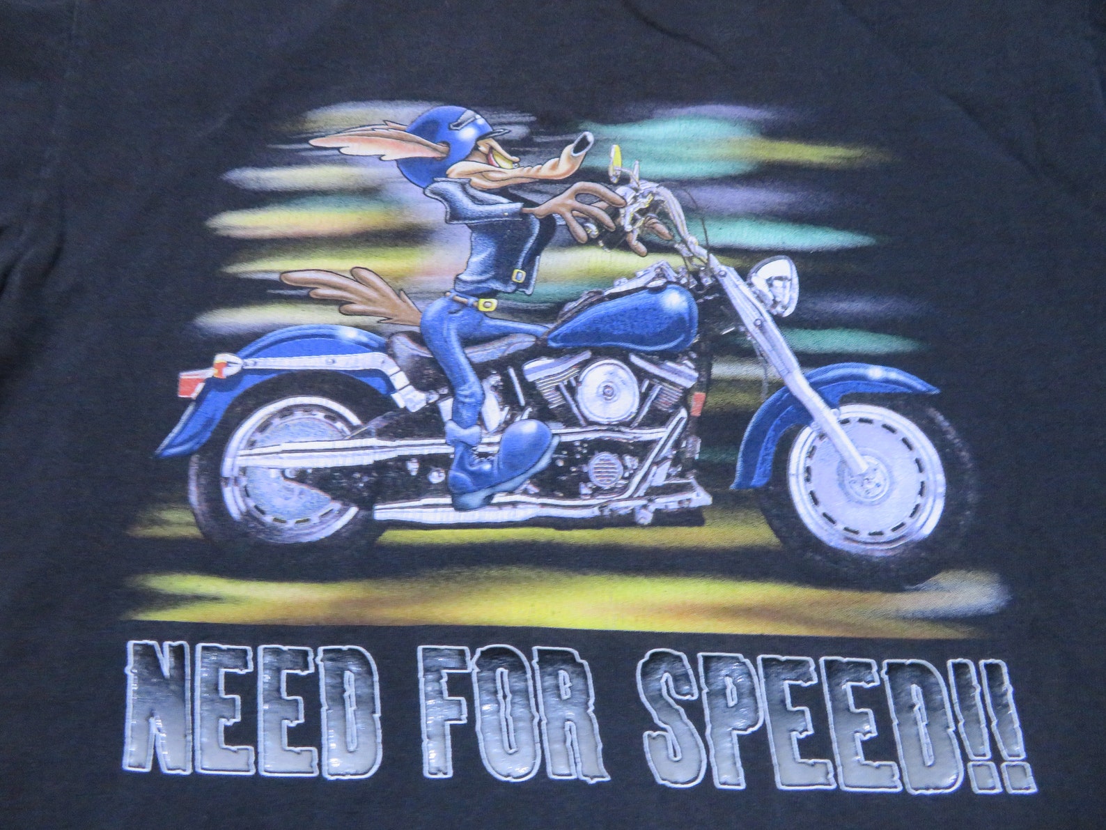 Vintage Harley Davidson Wile E Coyote Motorcycle Need For - Etsy France