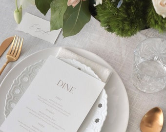 Personalized Menu Cards - Etsy