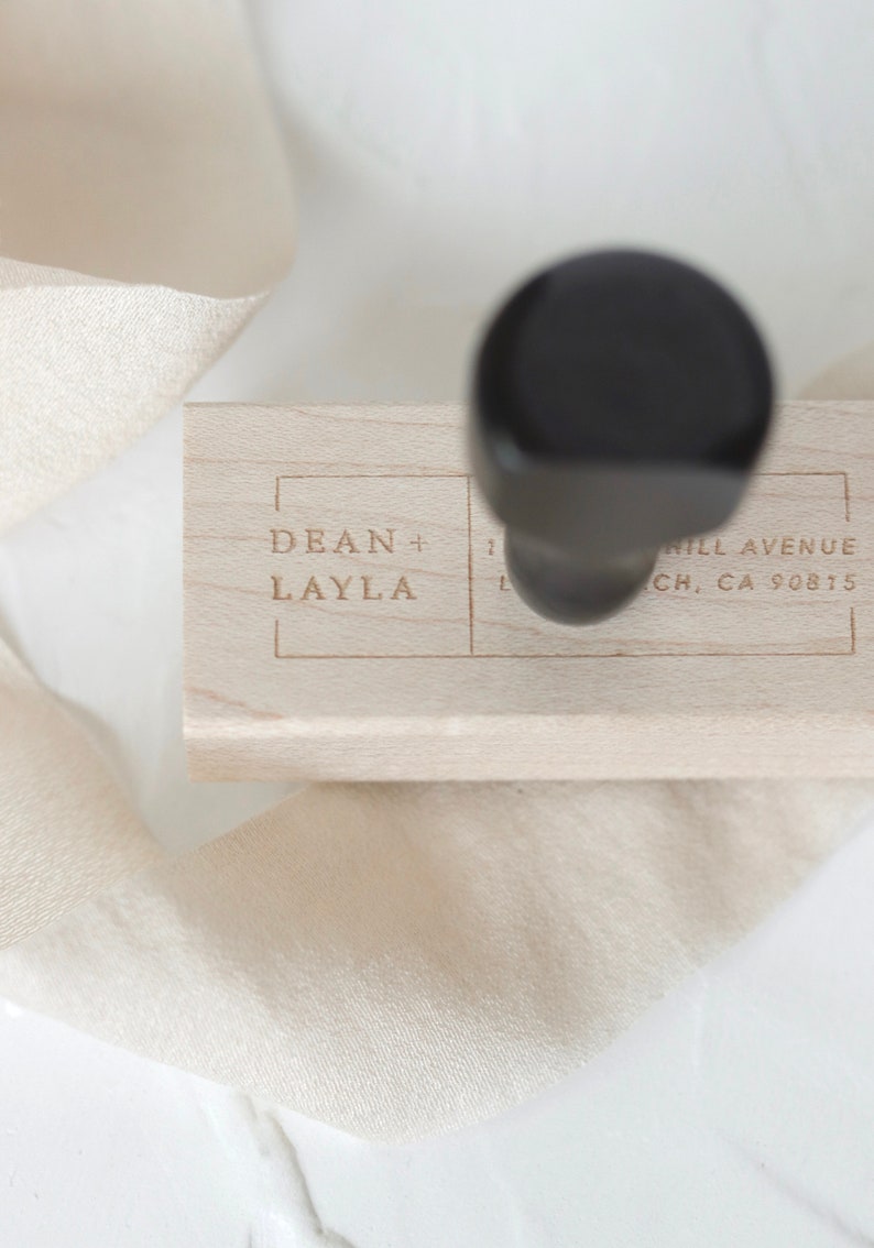 Custom Return Address Stamp Wedding Return Address Stamp - Etsy