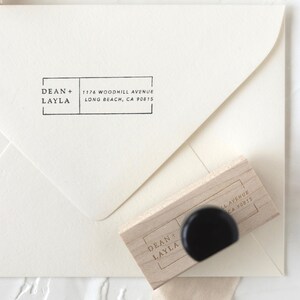 Custom Return Address Stamp, Wedding Return Address Stamp, Personalized ...