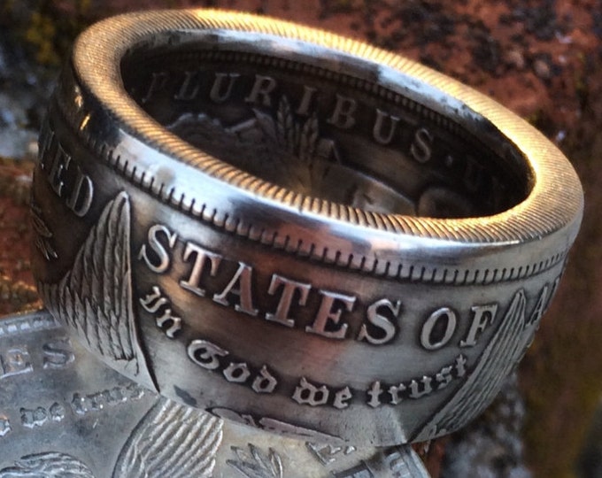 Morgan Silver Dollar Coin Ring - Etsy