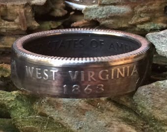 Arizona State Quarter Coin Ring - Etsy