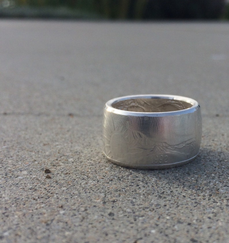 American Silver Eagle Coin Ring | Etsy