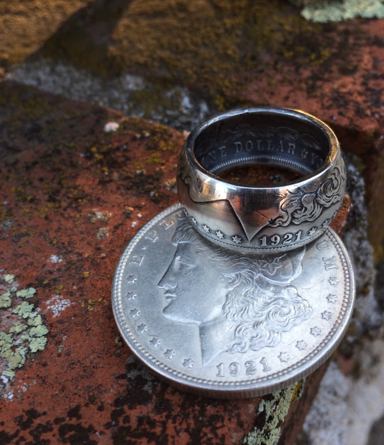 Morgan Silver Dollar Coin Ring - Etsy