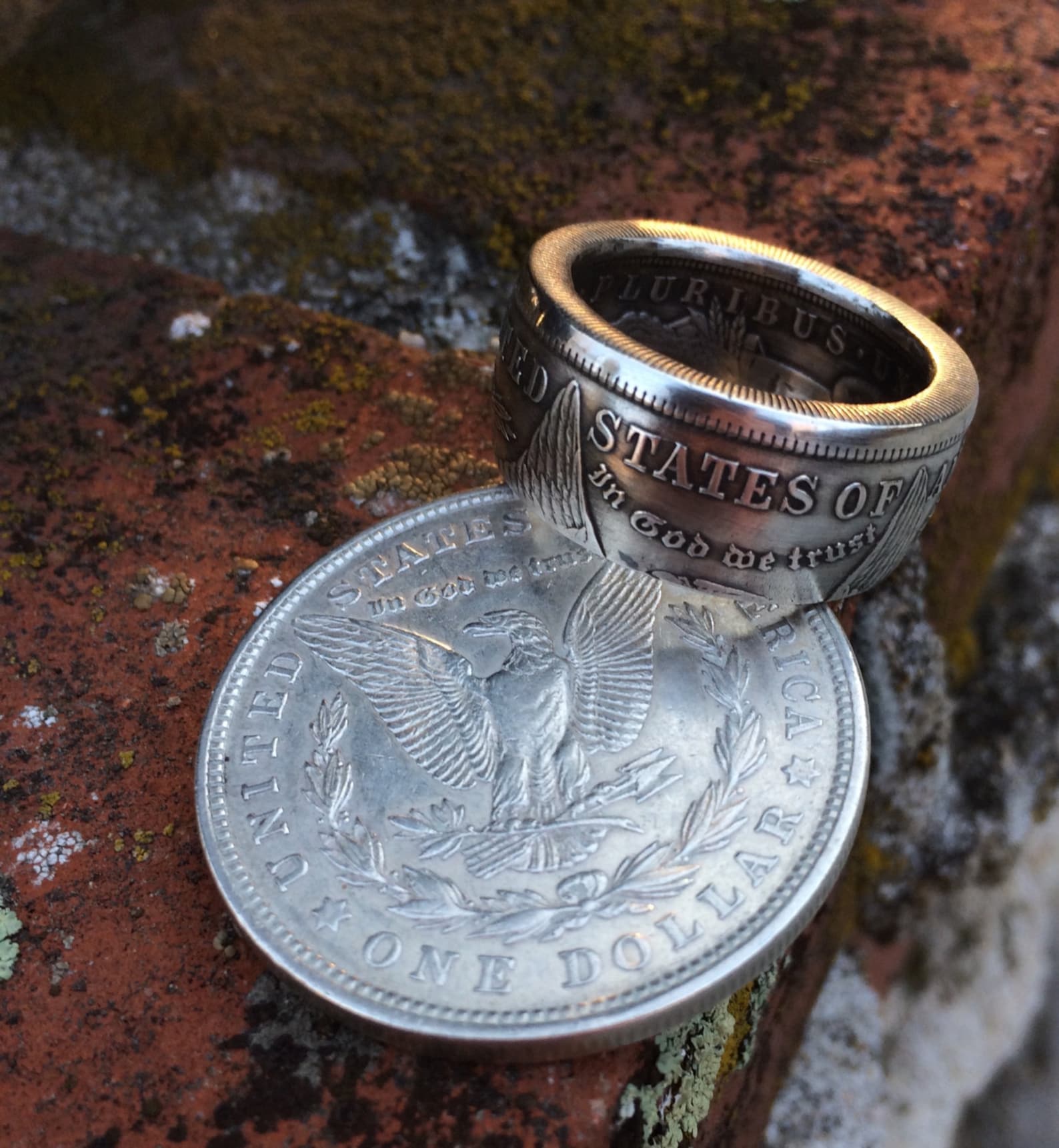 Morgan Silver Dollar Coin Ring - Etsy