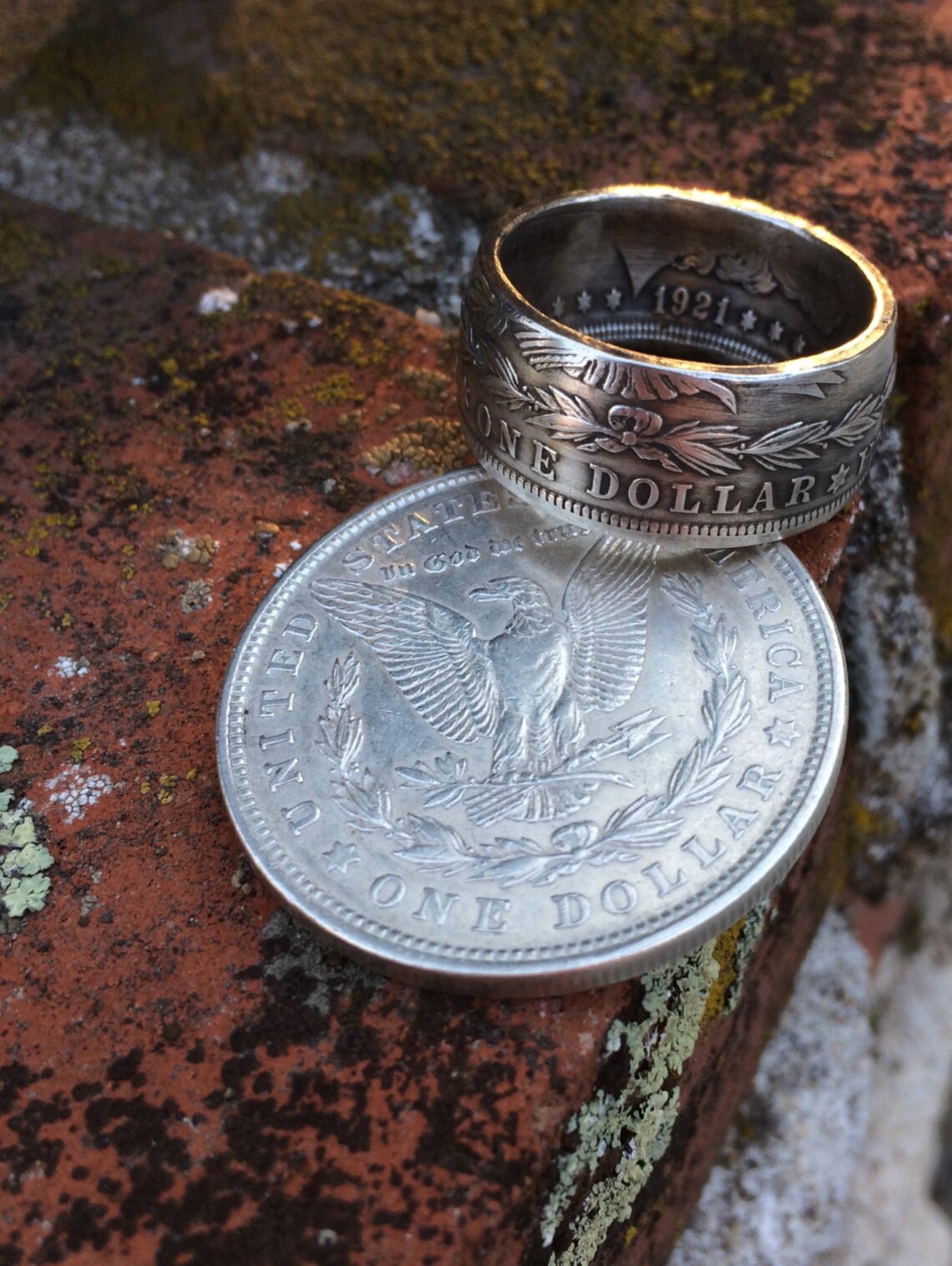 Morgan Silver Dollar Coin Ring - Etsy