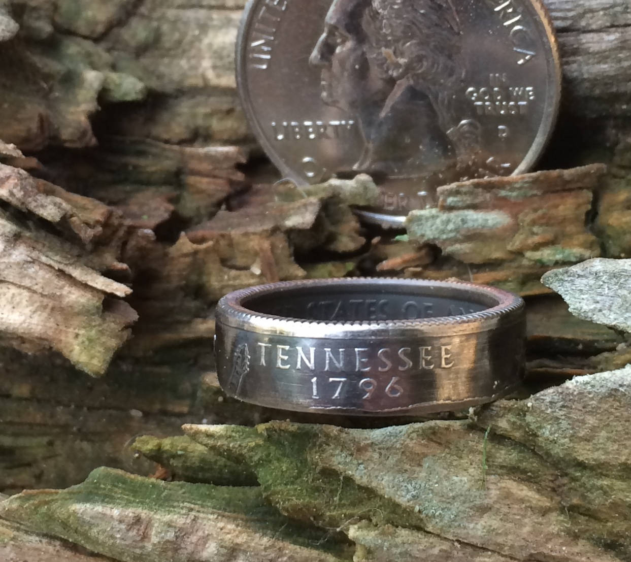Quarter Coin Rings