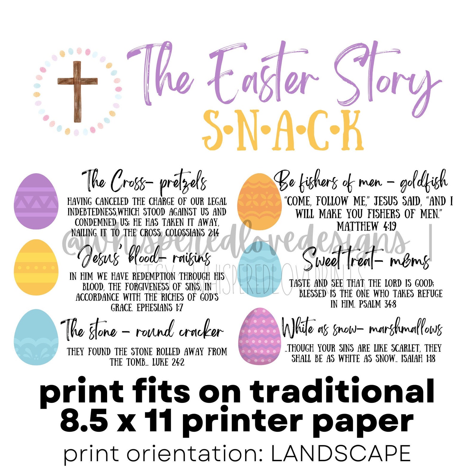Easter Story Snack Mix Bundle, Resurrection, the Stone Rolled Away, Kid ...
