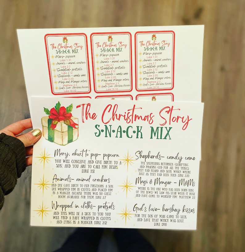 Christmas Story Snack Mix, Christmas Snacks, Christmas Snack Ideas, Kid ...