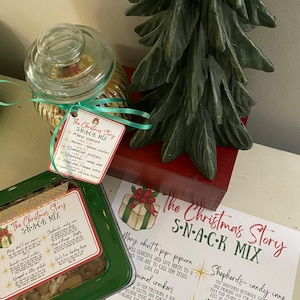 Christmas Story Snack Mix, Christmas Snacks, Christmas Snack Ideas, Kid ...