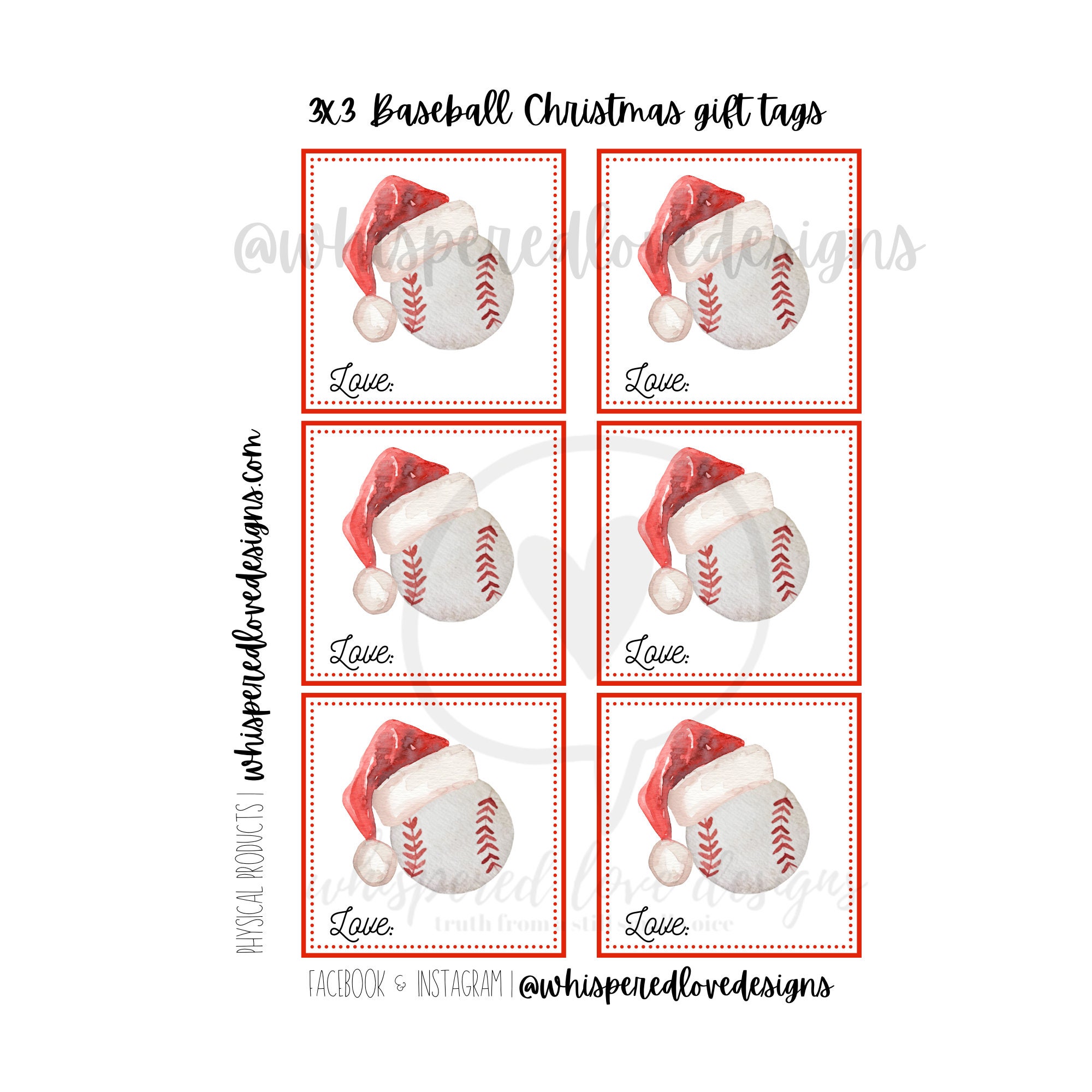 Printable Gift Tags, Christmas Gift Tags, Team Gifts, Christmas Gift ...