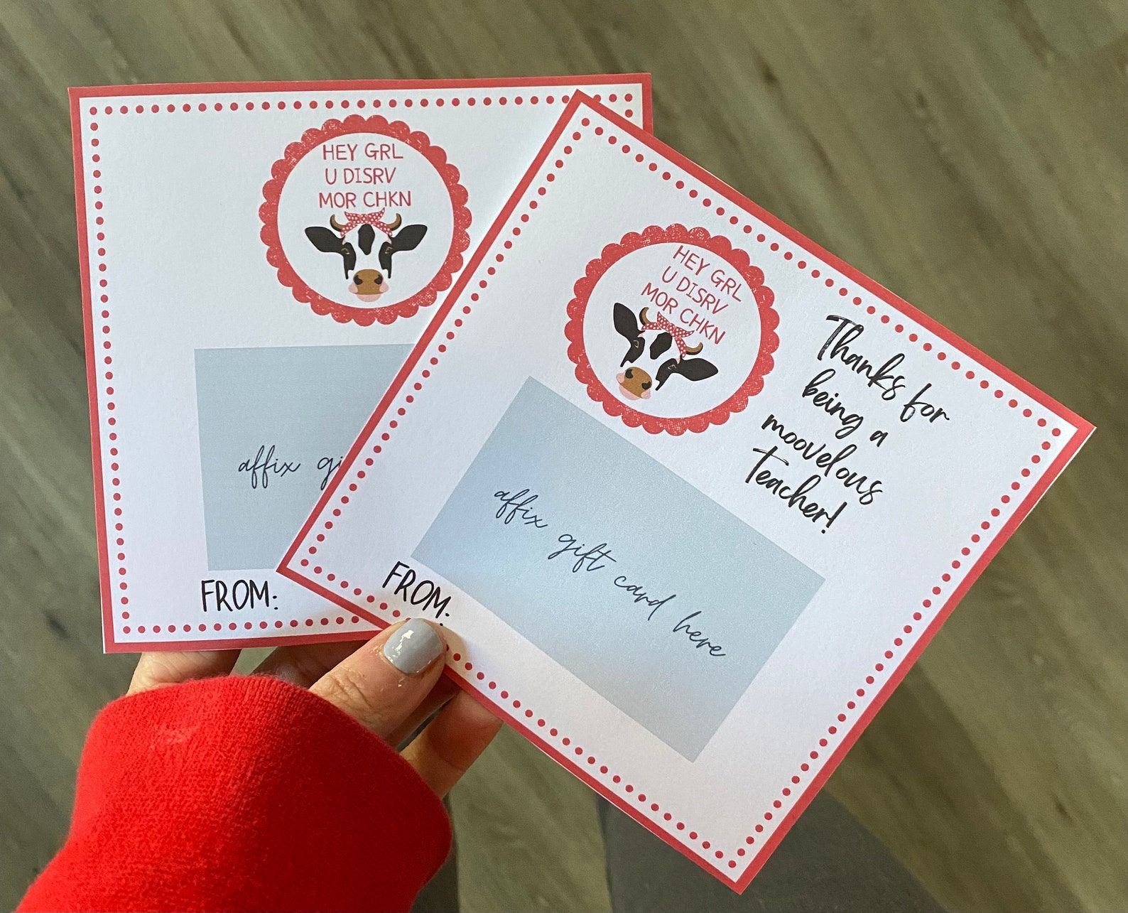 Teacher Appreciation Week, Teacher Gift Cards, Teacher Gifts, Teacher ...