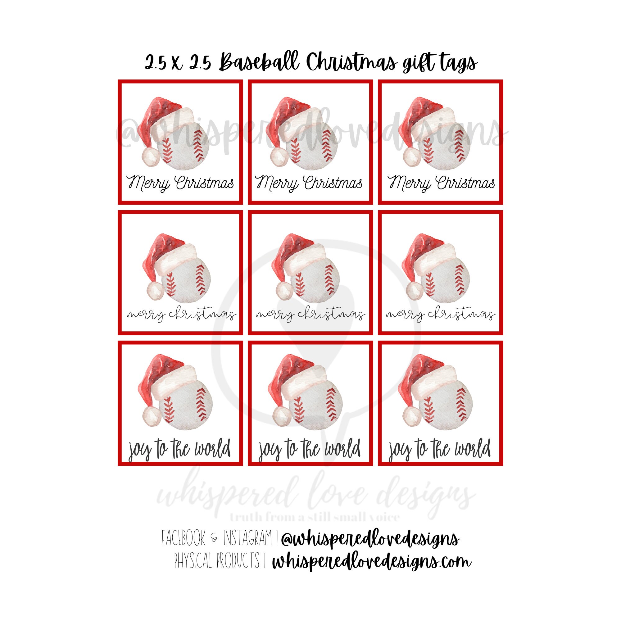 Printable Gift Tags, Christmas Gift Tags, Team Gifts, Christmas Gift ...