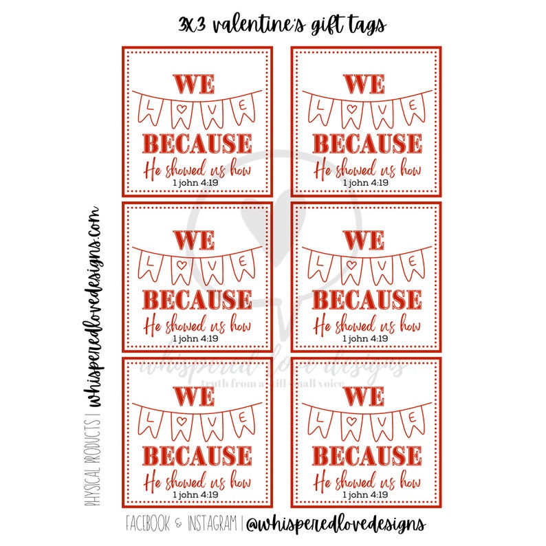 Valentine's Print, Sunday School Valentine's, Scripture Valentine's ...