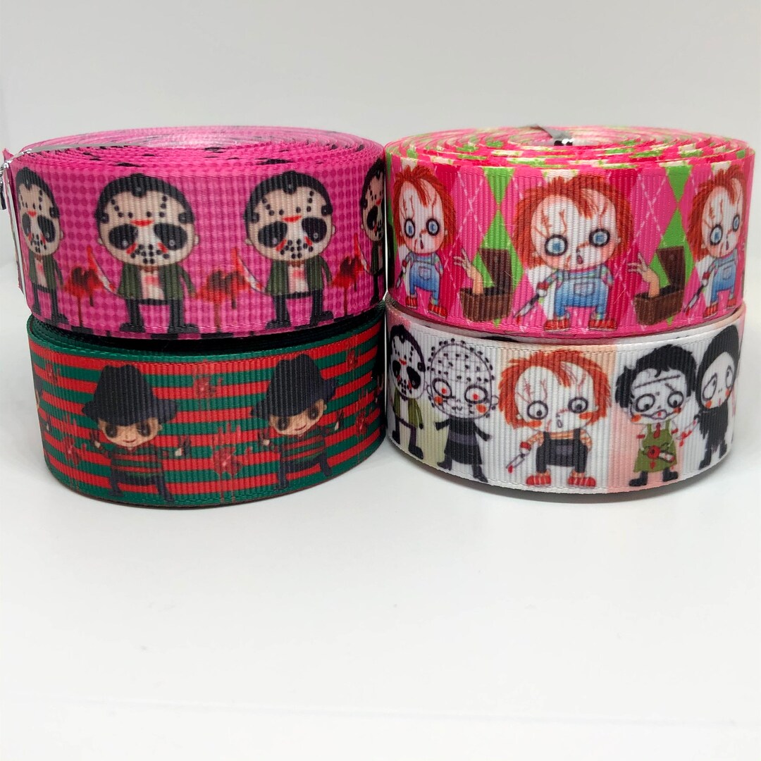 Grosgrain Ribbon 1 Horror Ribbon Craft Supplies Printed - Etsy