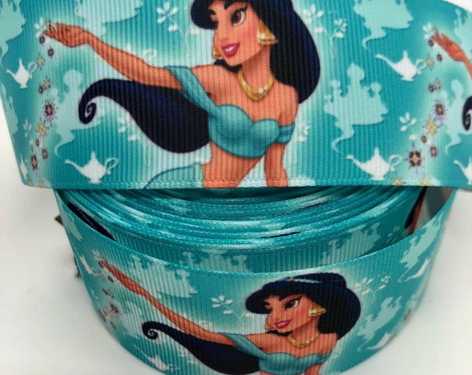 Grosgrain Ribbon 1.5 Princess Jasmine Aladdin Craft Supplies Printed ...