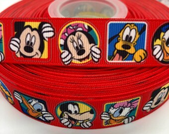 Mickey Mouse Ribbon | Etsy