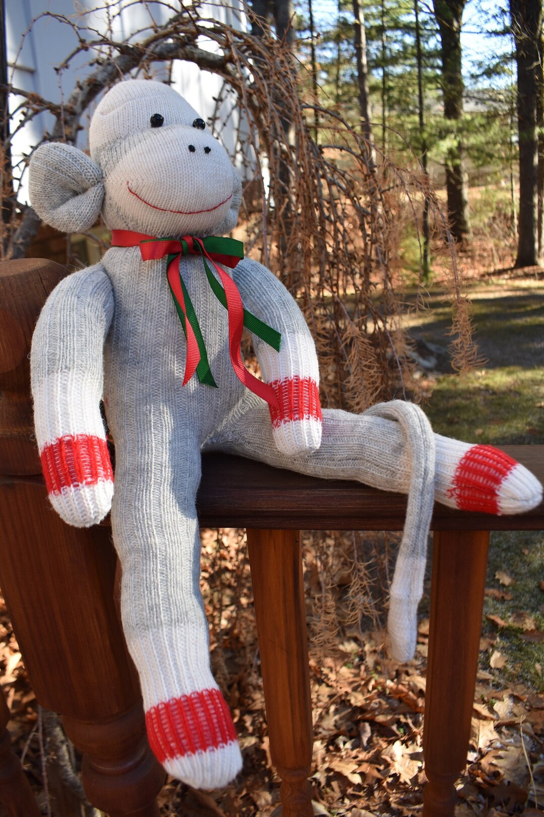 Traditional Hand Made Wool Sock Monkey - Etsy
