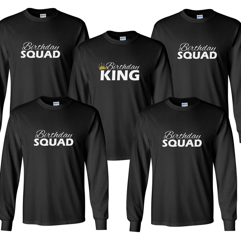 Birthday Squad Shirt - Etsy