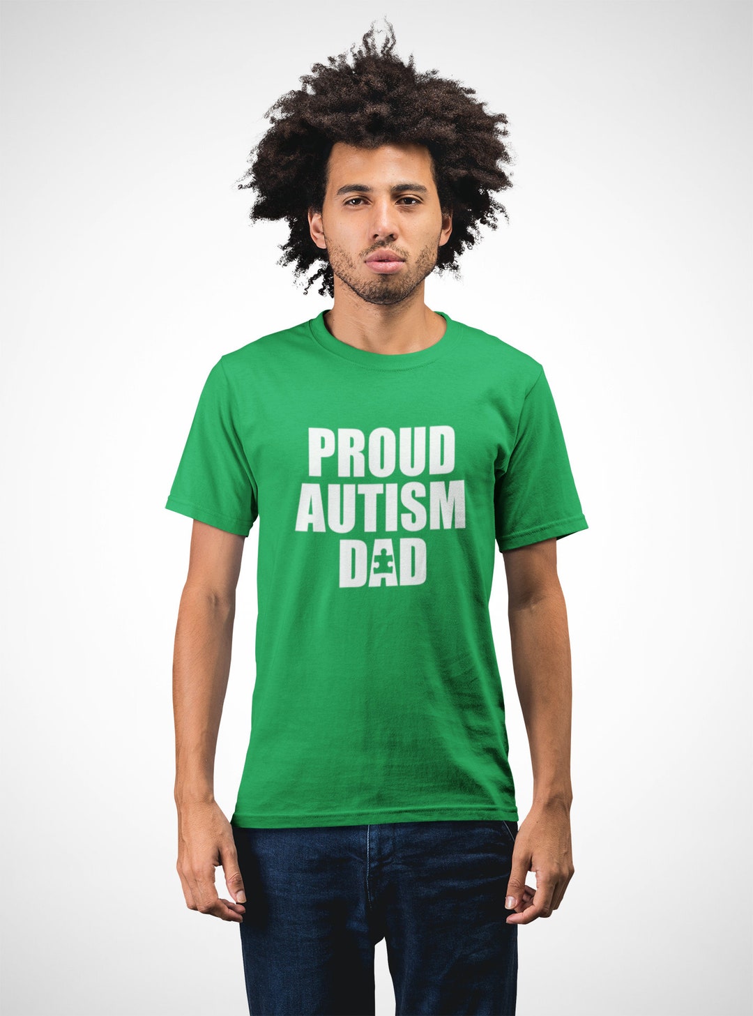 Proud Autism Dad T Shirt Autism Dad T Shirt Autism Awareness Etsy