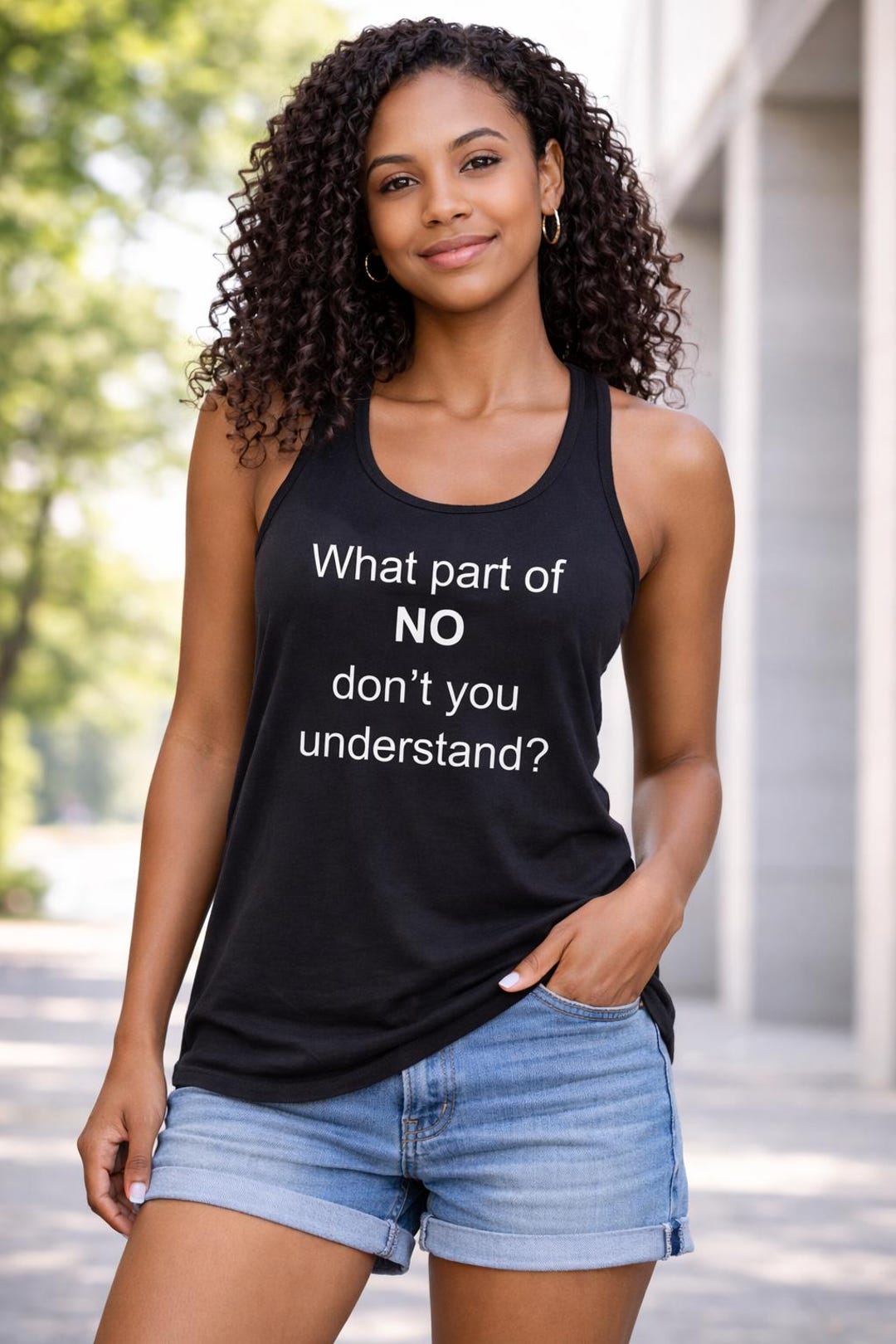 What Part of No Tank Top, Feminist Racerback Tee, Womens March Shirt ...