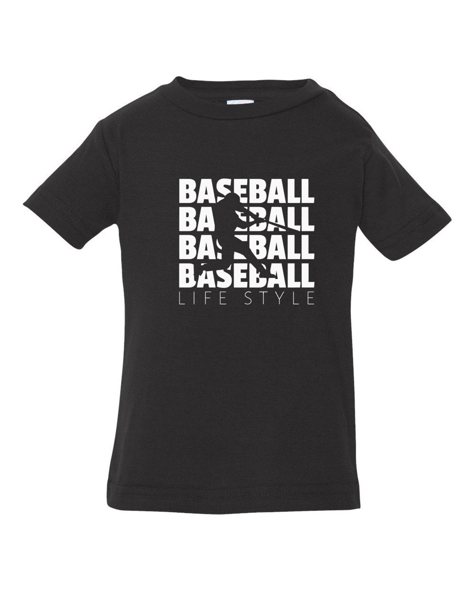 Baseball Life Style T-shirt: Youth & Toddler Cotton Tee - Etsy