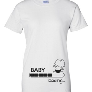Baby Loading Shirt Pregnancy T Shirt Pregnancy Announcement Tshirt ...