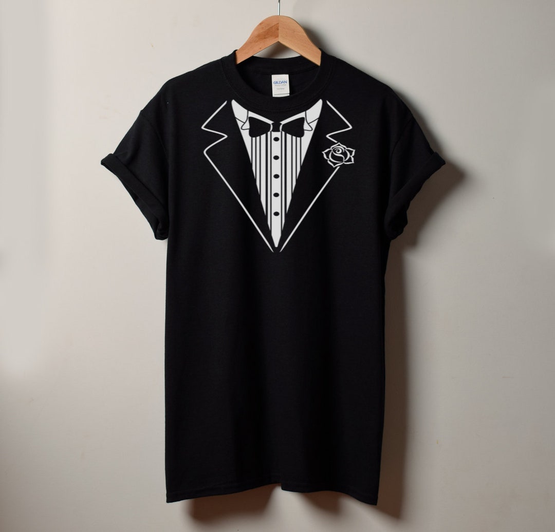 Funny Fake Tuxedo T-shirt: Groom Bachelor Party Tee - Etsy
