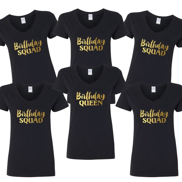 Birthday Squad Shirt - Etsy