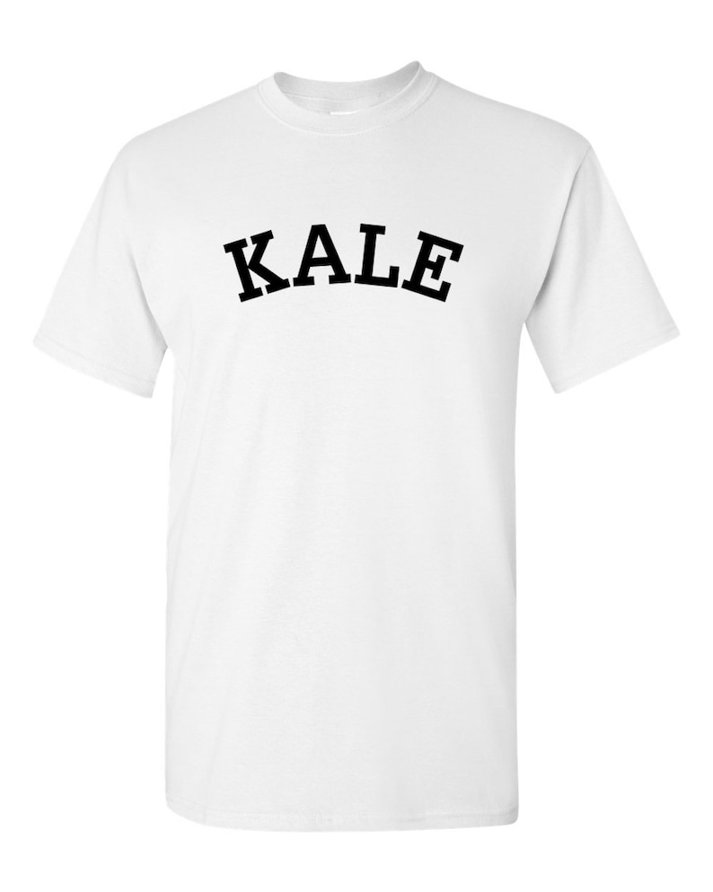 Kale T-shirt Vegan Tee Vegetables Lover University Tee - Etsy