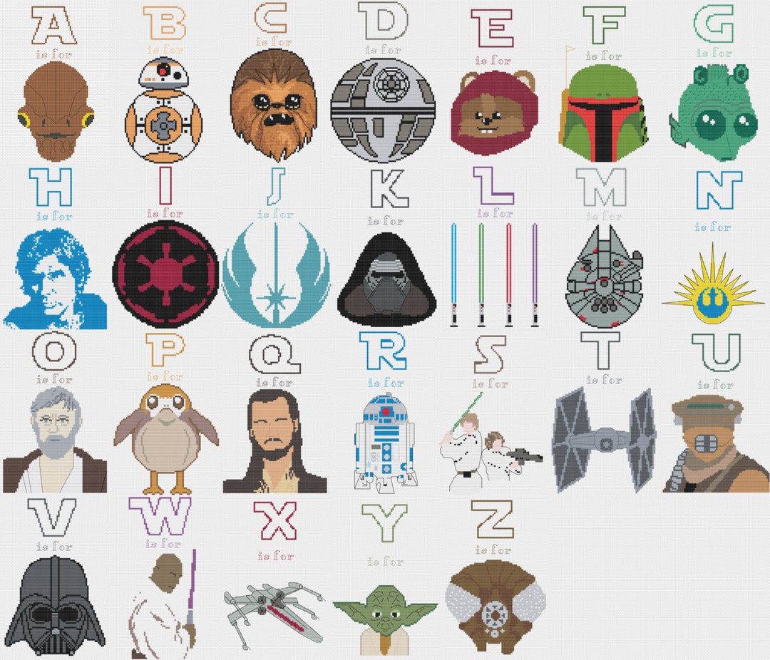 Twenty-six Parsecs: A Star Wars Craft Project Book for Cross Stitch ...