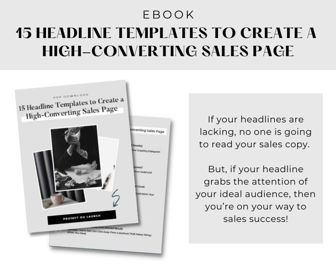15 Headline Templates to Create a High-converting Sales Page | Sales ...