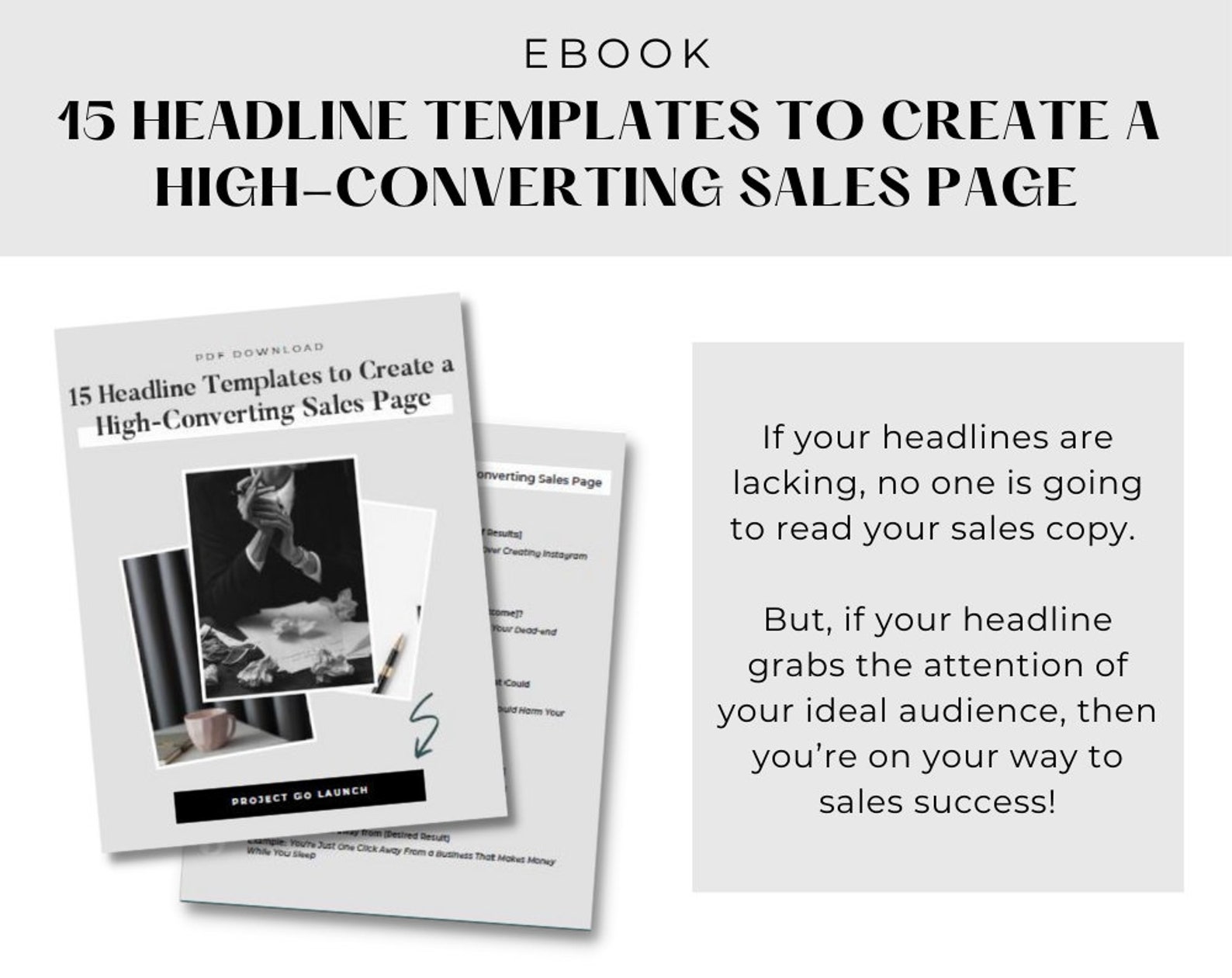 15 Headline Templates to Create a High-converting Sales Page | Sales ...