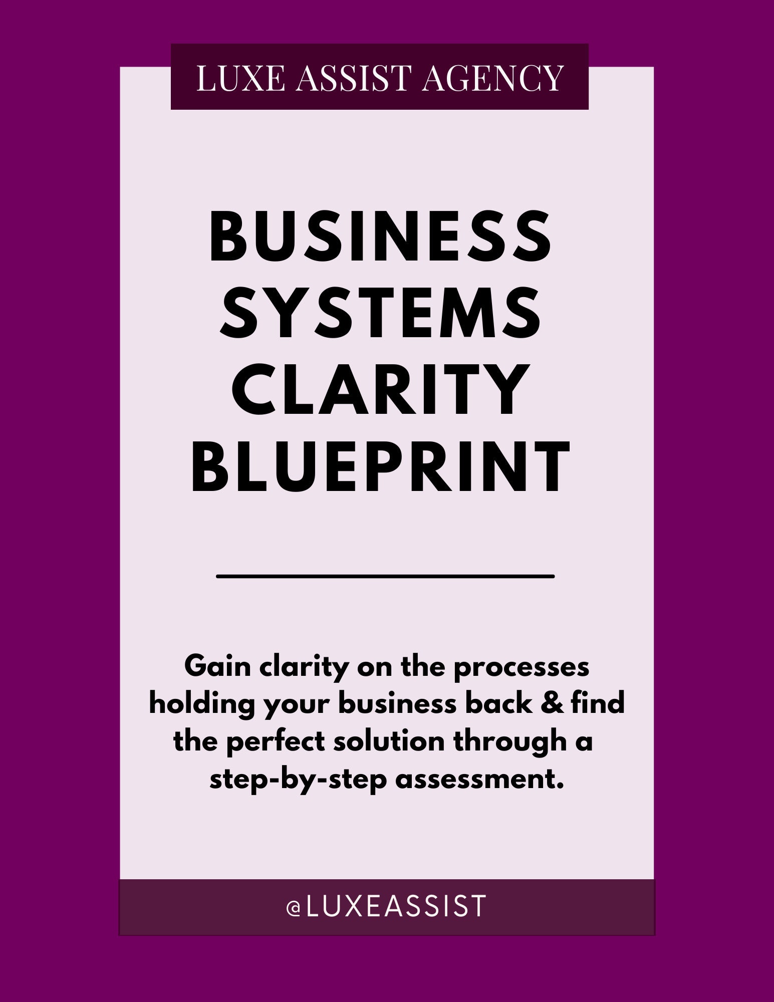 Business Systems Clarity Blueprint | Business Strategy | Business ...
