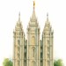 Salt Lake Temple Digital Print - Etsy