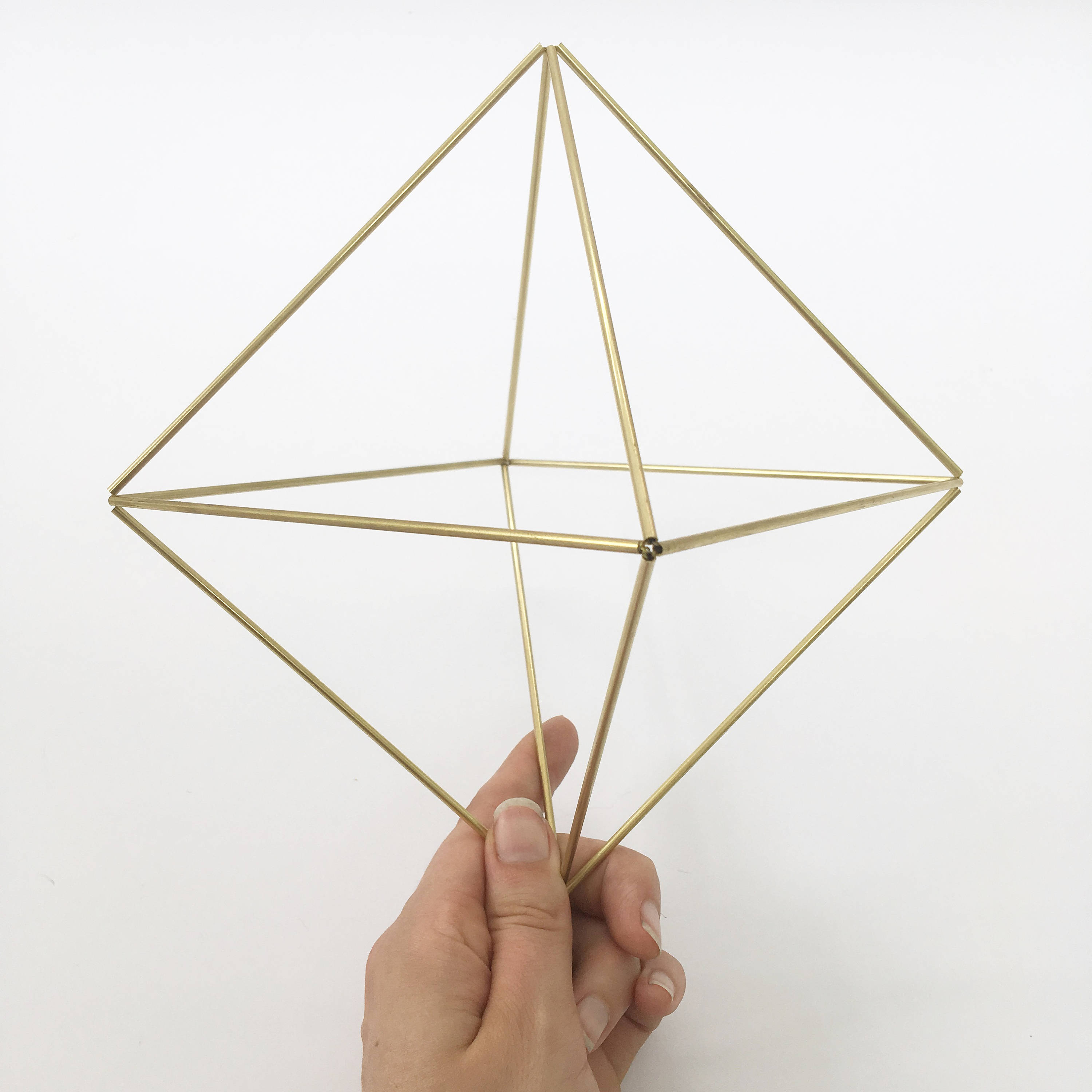 DIY Pattern Only (w/ Video): Geometric Octahedron Himmeli ...