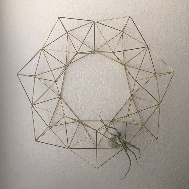 19 Geometric Holiday Himmeli Wreath Coffee Table Decor - Etsy