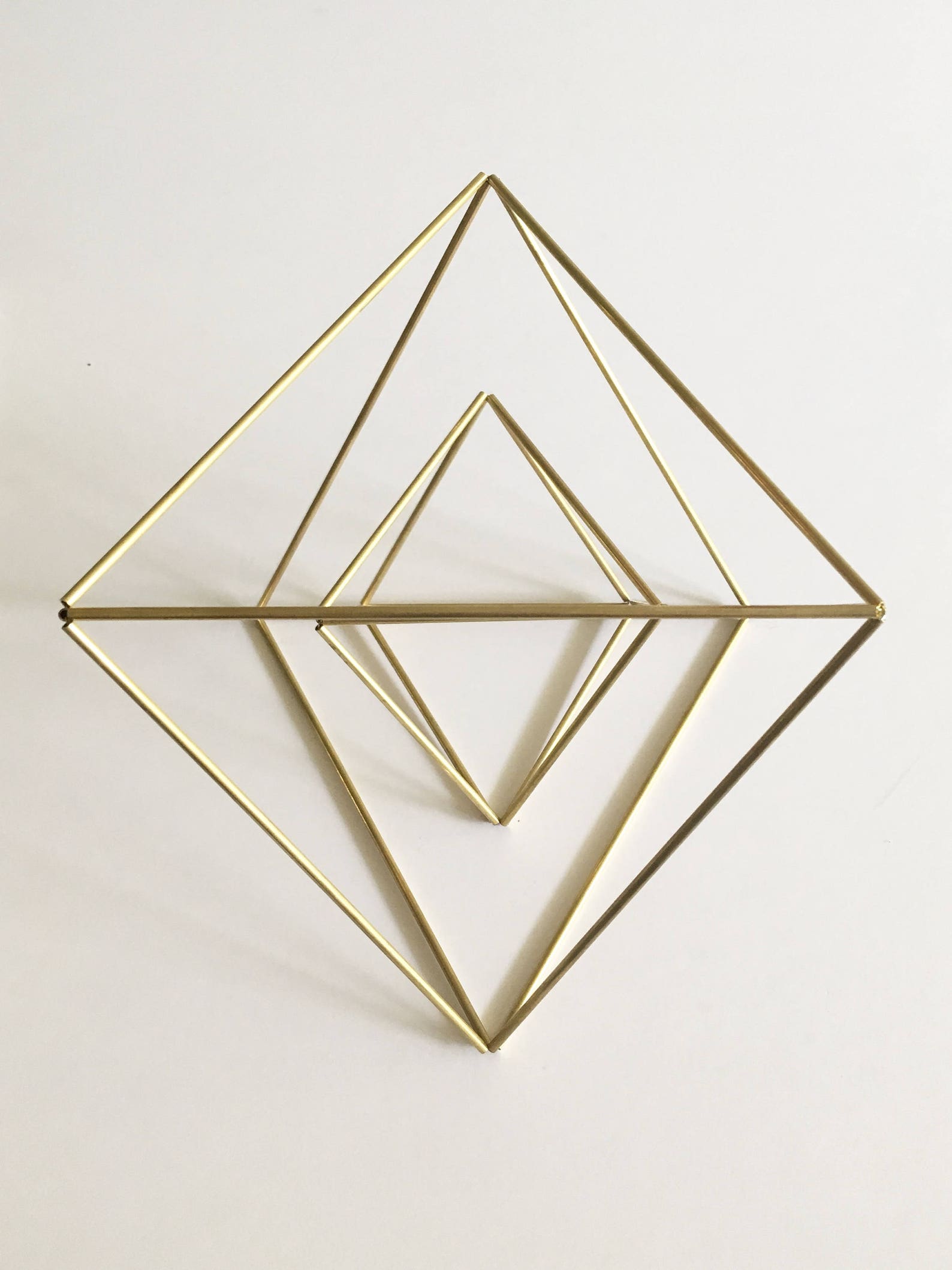 Geometric Octahedron Himmeli Hanging Mobile Coffee Table Decor ...