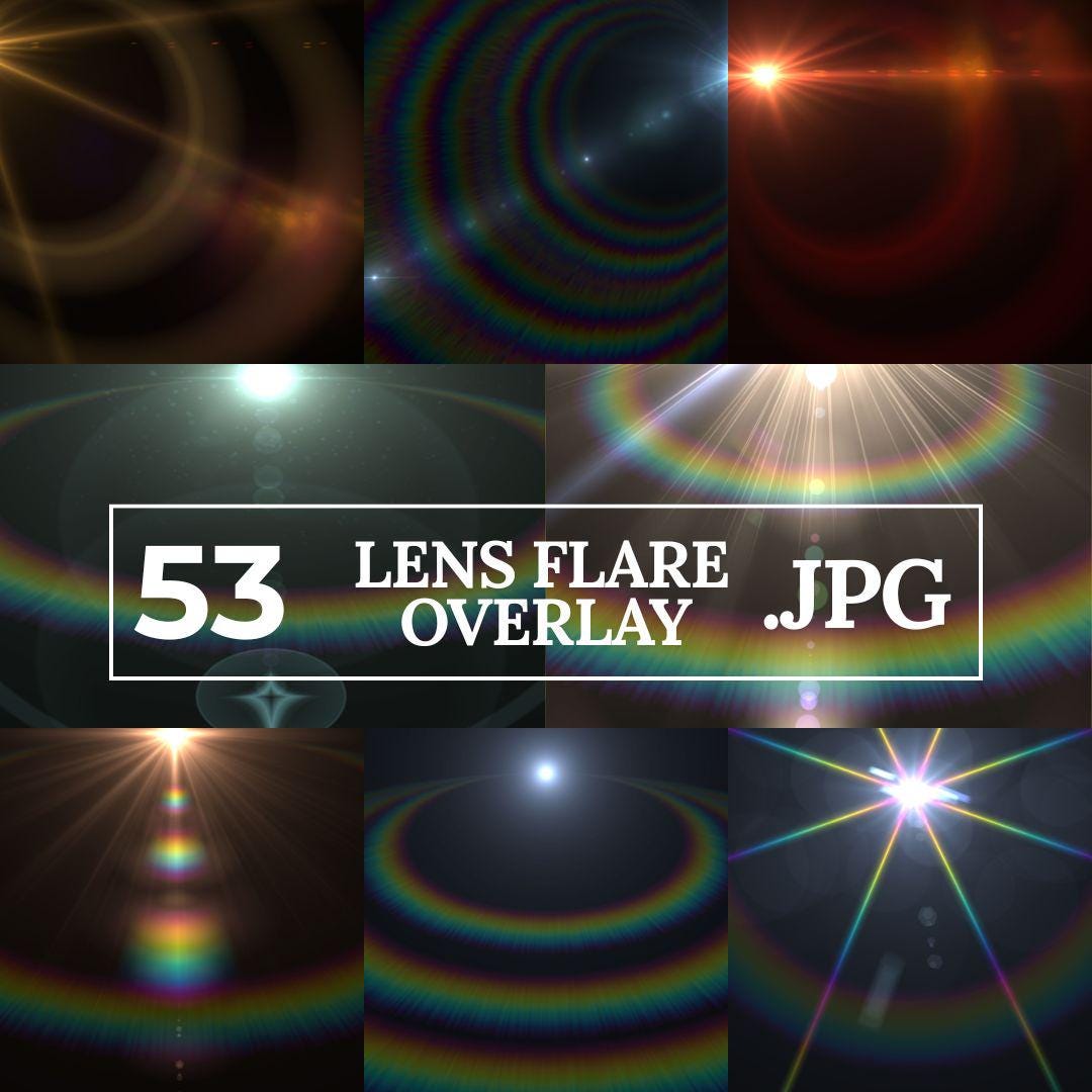 Prism Overlays, Crystal Light Overlays, Rainbow Light Leaks, Creative ...