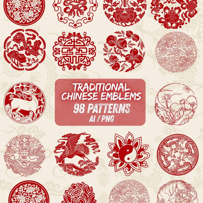 Chinese Style Elements - Etsy UK