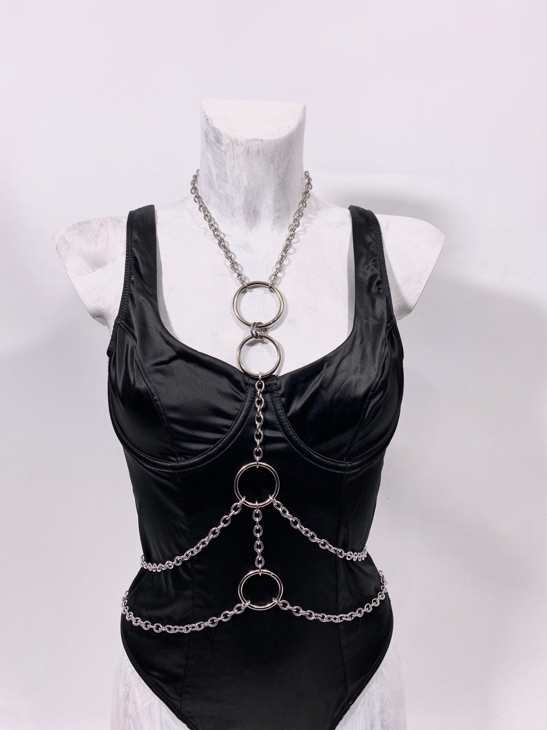 QUARTET CHAIN Chest Harness // - Etsy