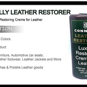 CONNOLLY LEATHER RESTORER 150ML Luxury Restoring Creme - 16 Colors ...