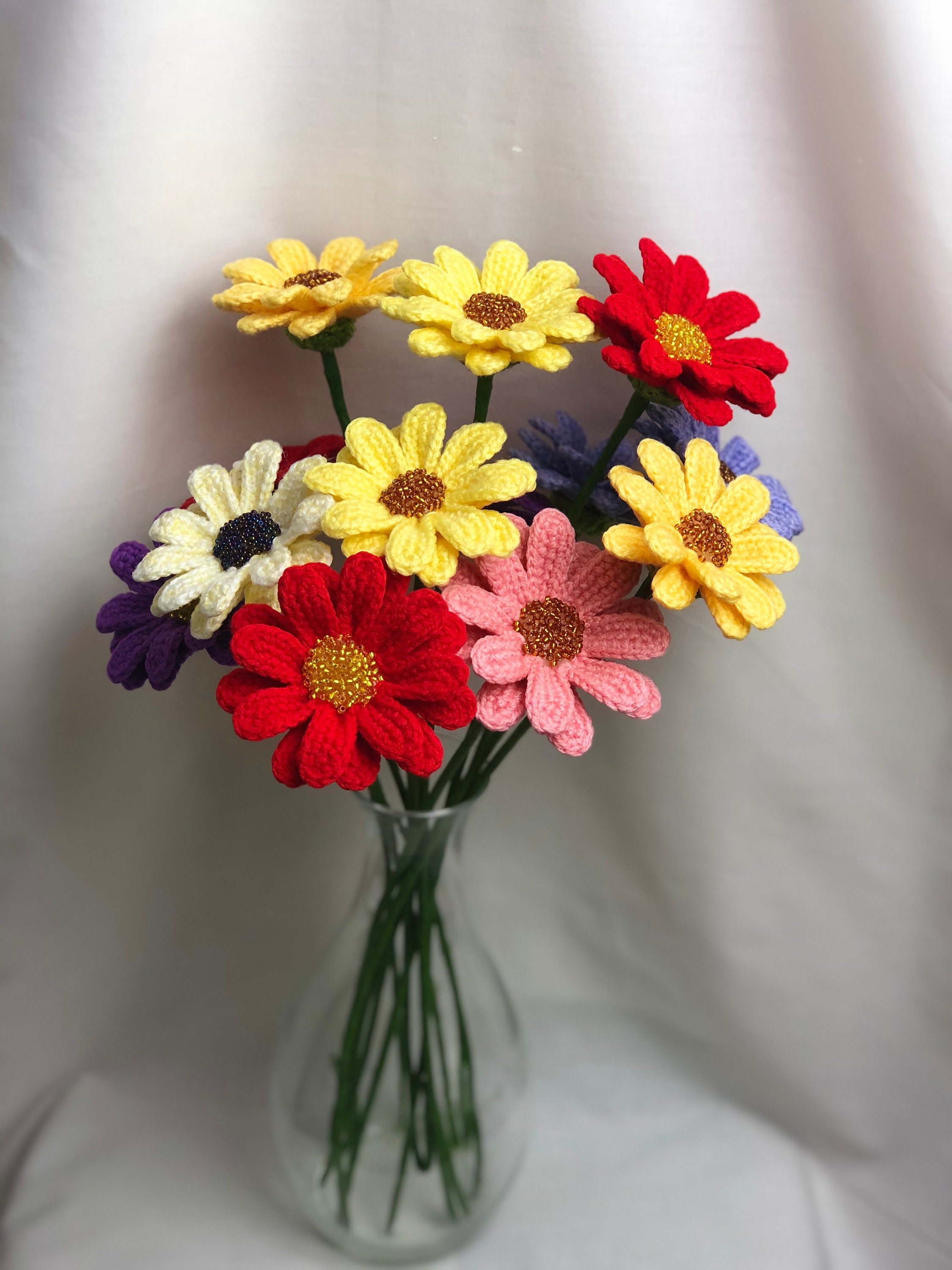 Gerbera Daisy Crochet Pattern Crochet Gerbera Pattern Easy - Etsy Canada