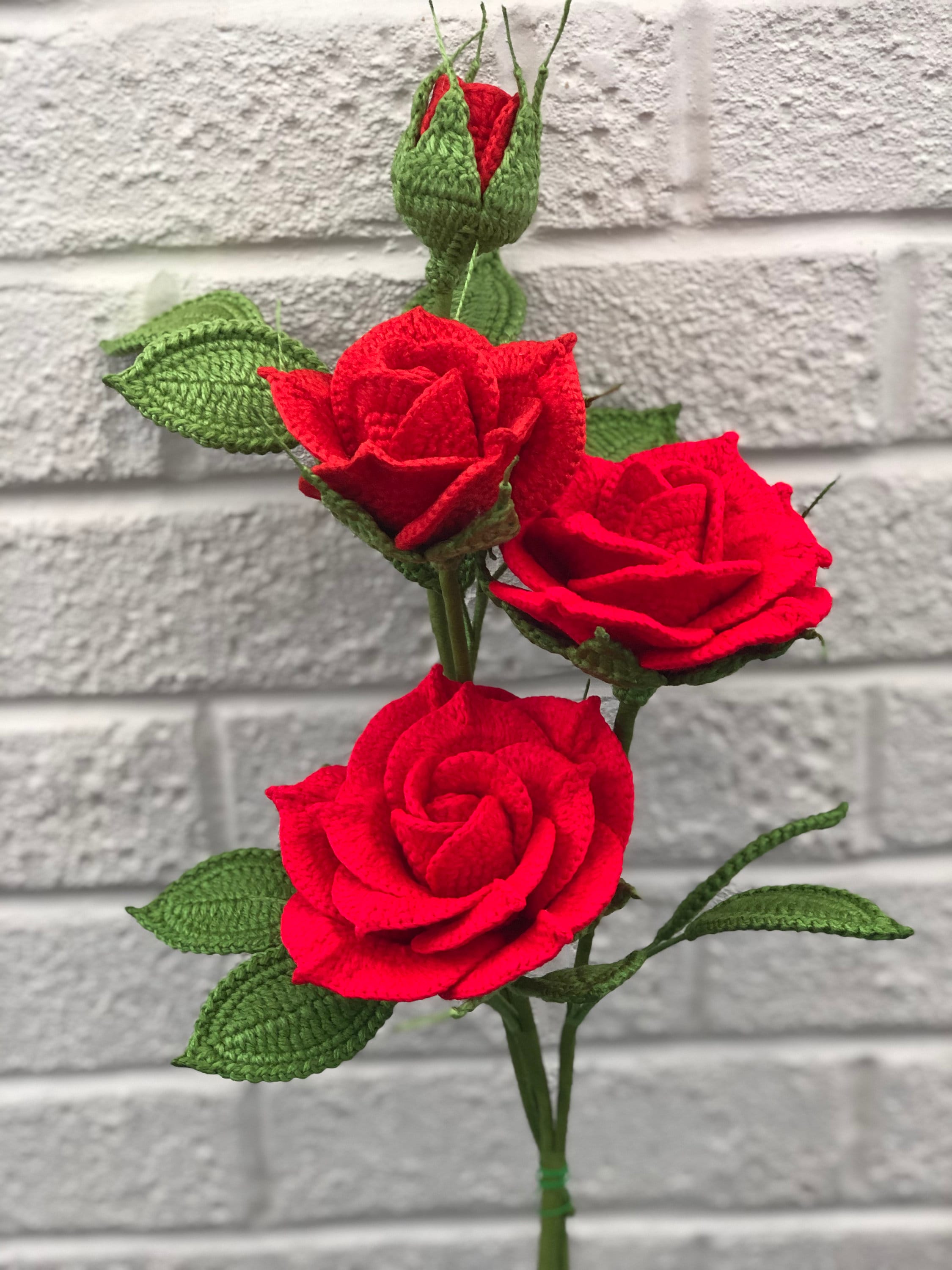 Hybrid Tea Rose 3 Sized Roses in 1 Pattern Hybrid Tea Rose - Etsy UK